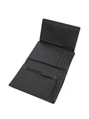 LANCEL Leon Grained Leather Wallet