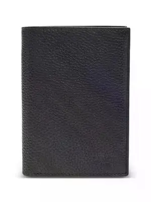 LANCEL Leon Grained Leather Wallet - Black