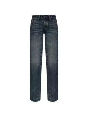 DIESEL® D-heel-fsj1 Washed-effect Logo-patch Jeans
