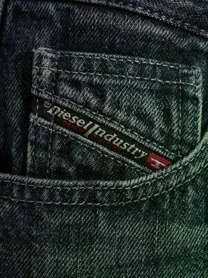 DIESEL® D-heel-fsj1 Washed-effect Logo-patch Jeans