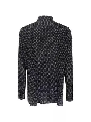 TOM FORD Geometric-print Silk Shirt