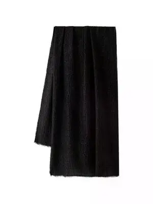 Armani Exchange All-over Logo-print Scarf - Black