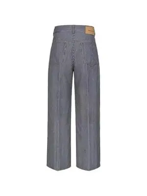 AMI Paris Striped Pattern Jeans