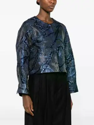 SUSANNE BOMMER Jacquard-effect Cropped Jacket