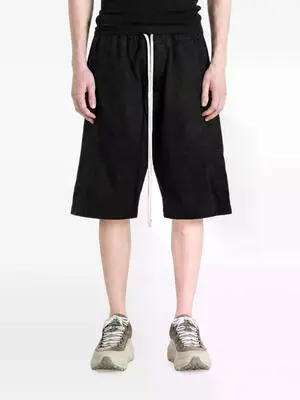 Rick Owens Pusher Press-stud Drawstring Shorts