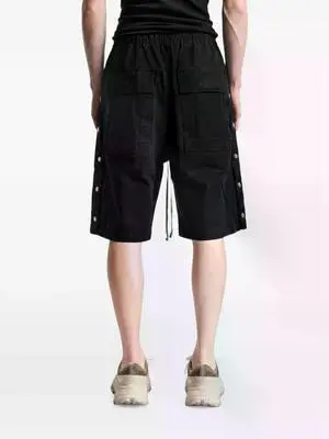 Rick Owens Pusher Press-stud Drawstring Shorts
