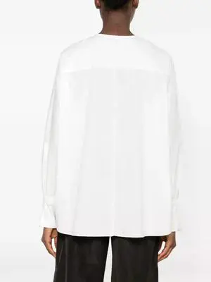 SUSANNE BOMMER Ruffled-trim Long-sleeve Shirt