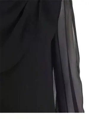 Valentino Garavani Draped Silk Mini Dress