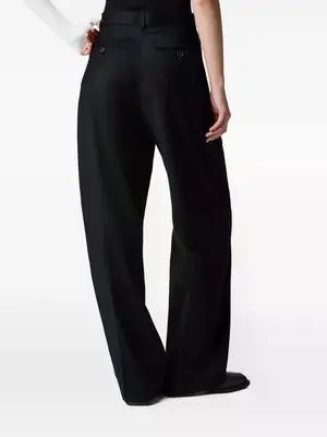 Paul Smith Wool-cashmere Wide-leg Trousers