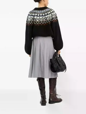 Munthe Vaffie Sequin-embellished Crew Neck Sweater