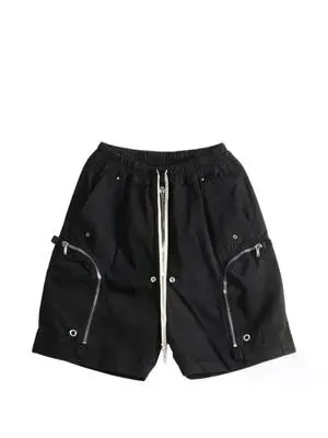 Rick Owens Bauhaus Multi-pocket Drawstring Shorts - Black