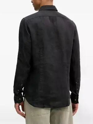 Michael Kors Logo-embroidered Long-sleeved Shirt