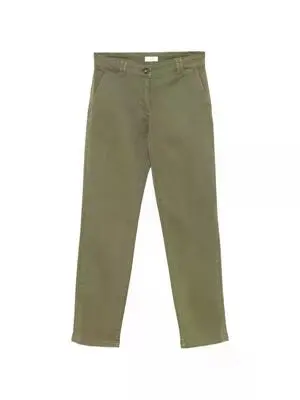 Liu Jo Logo-embroidered Cropped Trousers