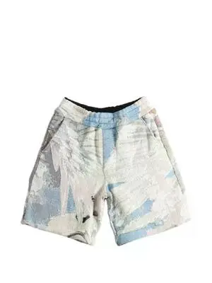 Amiri Tapestry-print Drawstring Shorts
