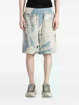 Amiri Tapestry-print Drawstring Shorts