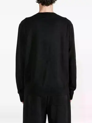 Amiri Intarsia-knit Logo-embroidered Sweater