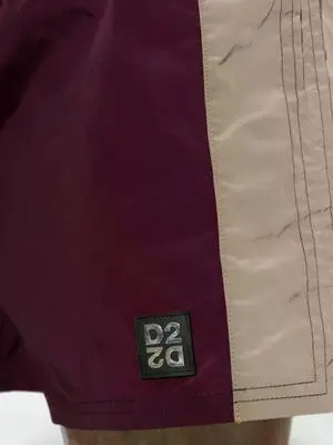 Dsquared2 Midi Swim Boxer With Contrast Panels