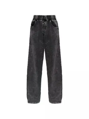 DIESEL® Sweatpants With Denim Effect