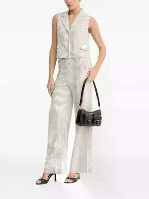 MORGAN Striped Sleeveless Waistcoat