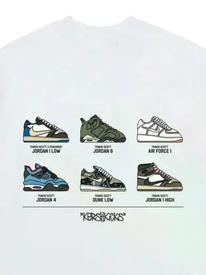 TRAVIS SCOTT X Nike Rotation Graphic-print T-shirt