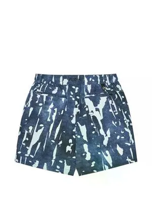 MALBON Scooter Inkwash Print Shorts