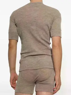 Dsquared2 Wool Henley T-shirt
