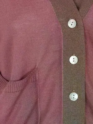 IN BED WITH YOU Lurex-trim Patch-pocket Cardigan