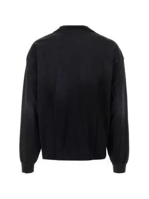 Amiri Logo-embroidered Long-sleeved Cotton T-shirt