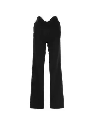 JEAN PAUL GAULTIER Curved Tailored Wide-leg Trousers