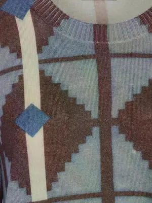 IN BED WITH YOU Geometric-print Sweater