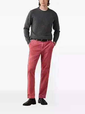 HACKETT LONDON Lambswool Crew-neck Sweater - Grey