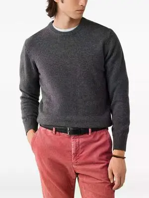 HACKETT LONDON Lambswool Crew-neck Sweater
