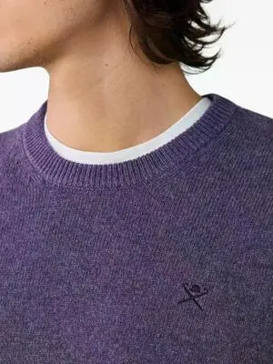 HACKETT LONDON Lambswool Crew-neck Sweater