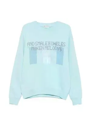 JW Anderson Foweles Intarsia-knit Sweatshirt