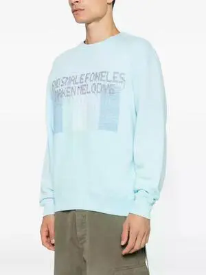 JW Anderson Foweles Intarsia-knit Sweatshirt