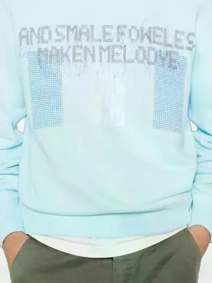 JW Anderson Foweles Intarsia-knit Sweatshirt