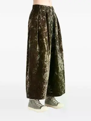 UMA WANG Pleated Trousers - Brown
