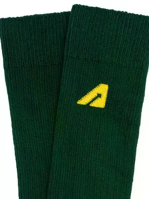 AUTRY A-arrow Ribbed-knit Socks
