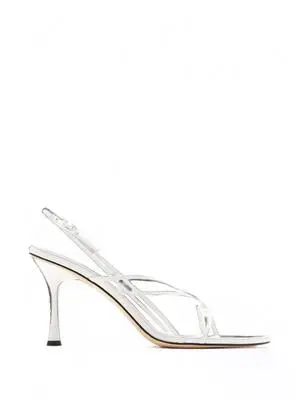 Studio Amelia Wishbone Strappy Sandals - White