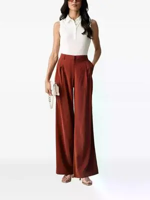MORGAN Pleated Wide-leg Trousers