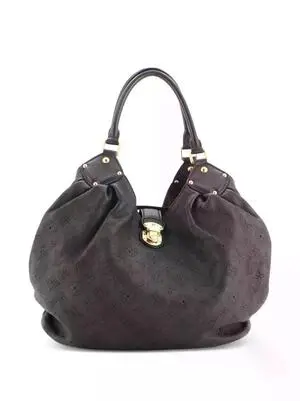 LOUIS VUITTON L Mahina Hobo Bag - Brown
