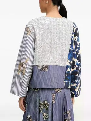 Munthe Naime Sequin-embellished Patchwork Jacket