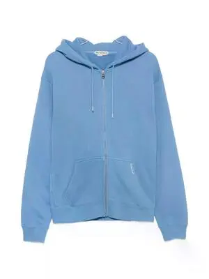 JW Anderson Logo-embroidered Zip-up Hoodie