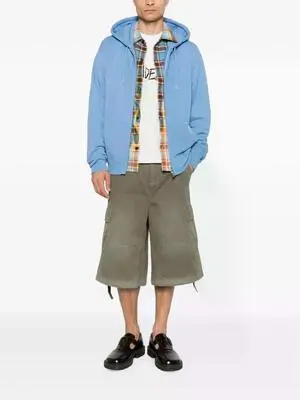 JW Anderson Logo-embroidered Zip-up Hoodie
