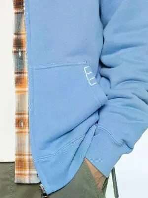 JW Anderson Logo-embroidered Zip-up Hoodie