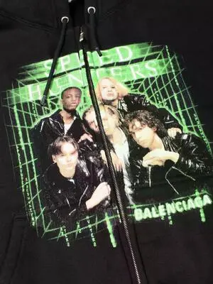 Balenciaga 2010s Speed Hunters Zip-up Hoodie