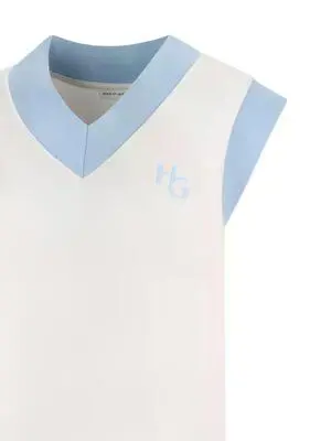 HOUSE OF GRAVITY Spencer Logo-embroidered Top