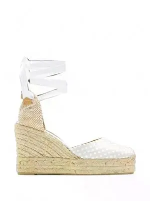 CastaÑer Carina Polka-dot Wedge Espadrilles