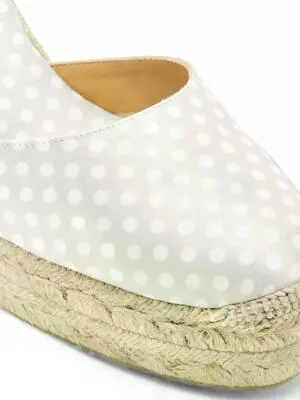 CastaÑer Carina Polka-dot Wedge Espadrilles