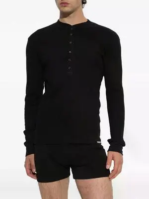 Dsquared2 Ribbed-knit Long-sleeve T-shirt